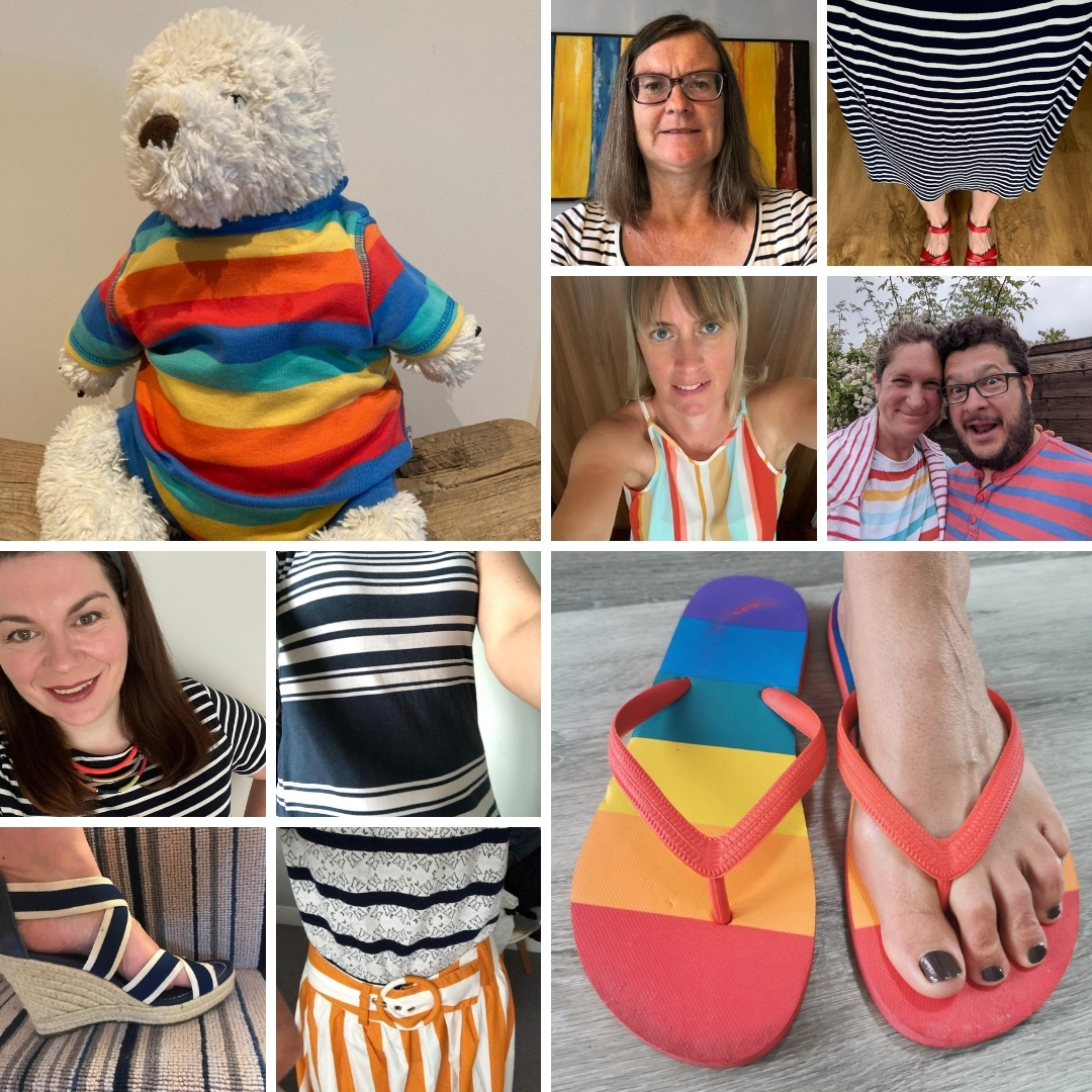 Team stripes - Stripey Stork