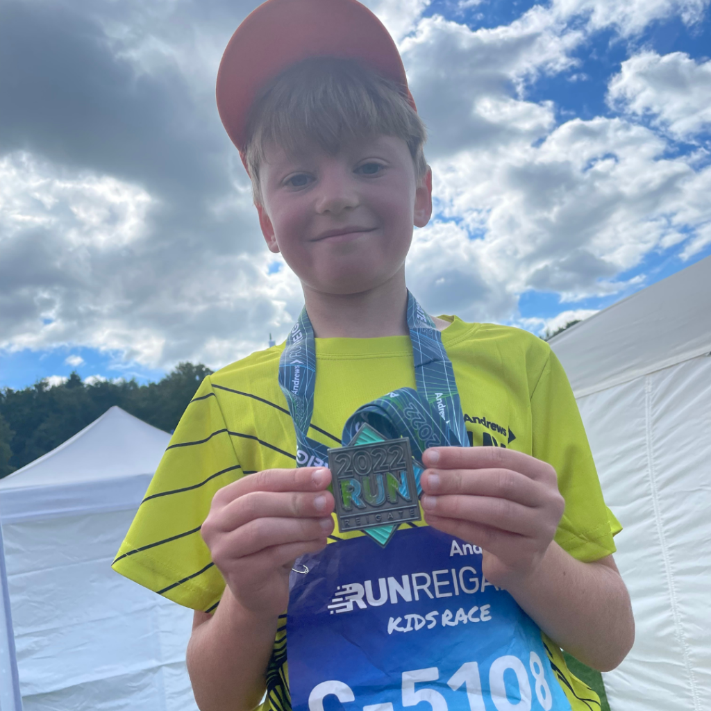Run Reigate 2022 - Stripey Stork