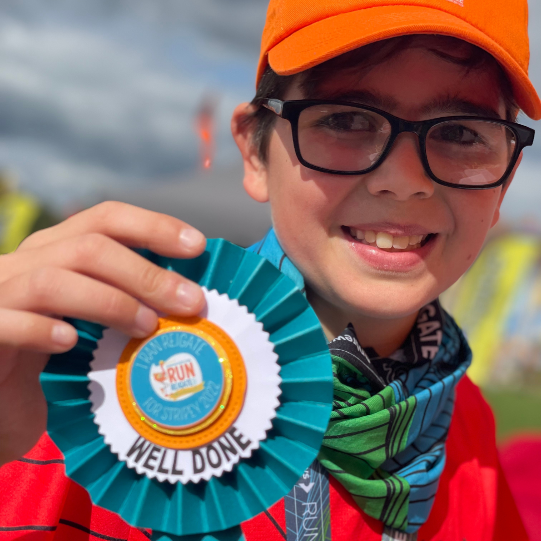 Joe Run Reigate 2022 - Stripey Stork