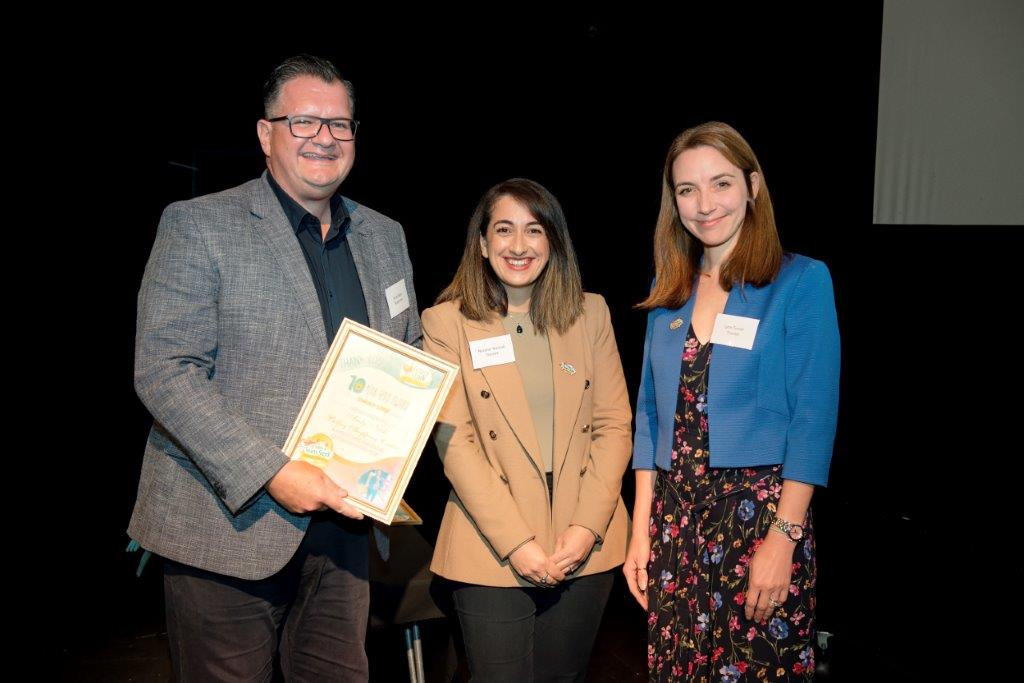 10 year award presentation (6) - Stripey Stork