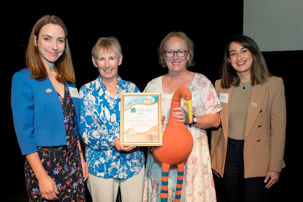 10 year award presentation (9) - Stripey Stork