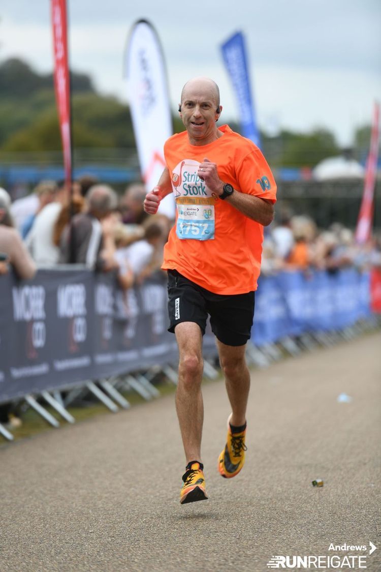 Run Reigate 2023 - a 10 year celebration - Stripey Stork