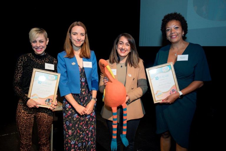 10 year award presentation (5) - Stripey Stork