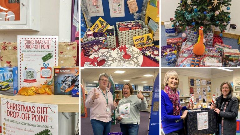 Drop off point collections for Santa Stork - Stripey Stork