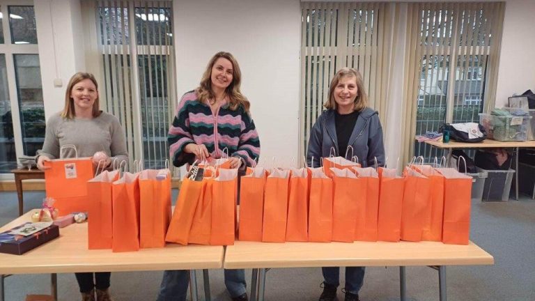 AGFM volunteers - Stripey Stork