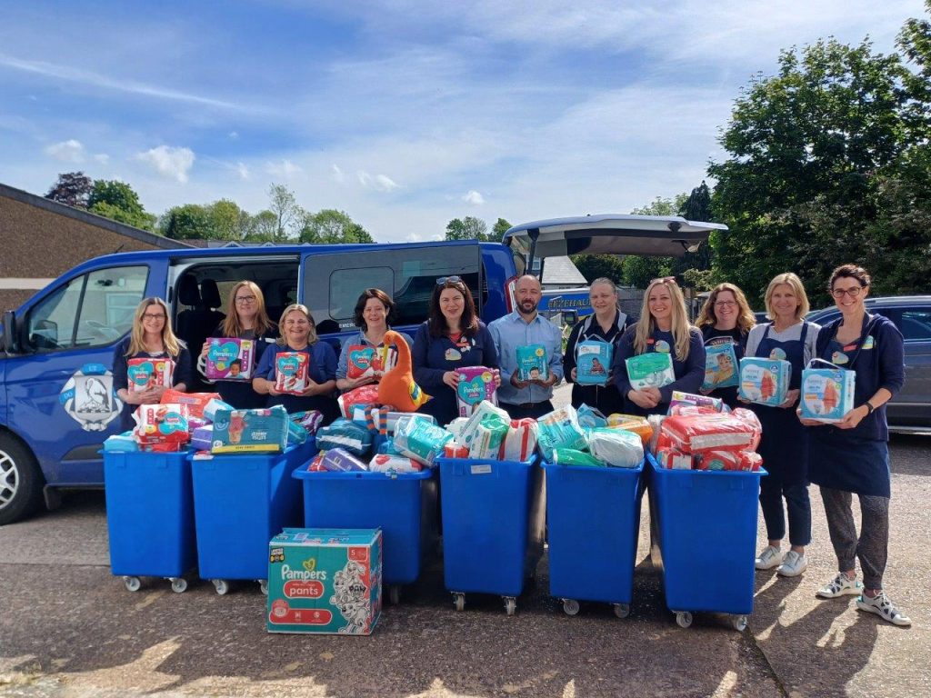 Dunottar nappy tower - Stripey Stork