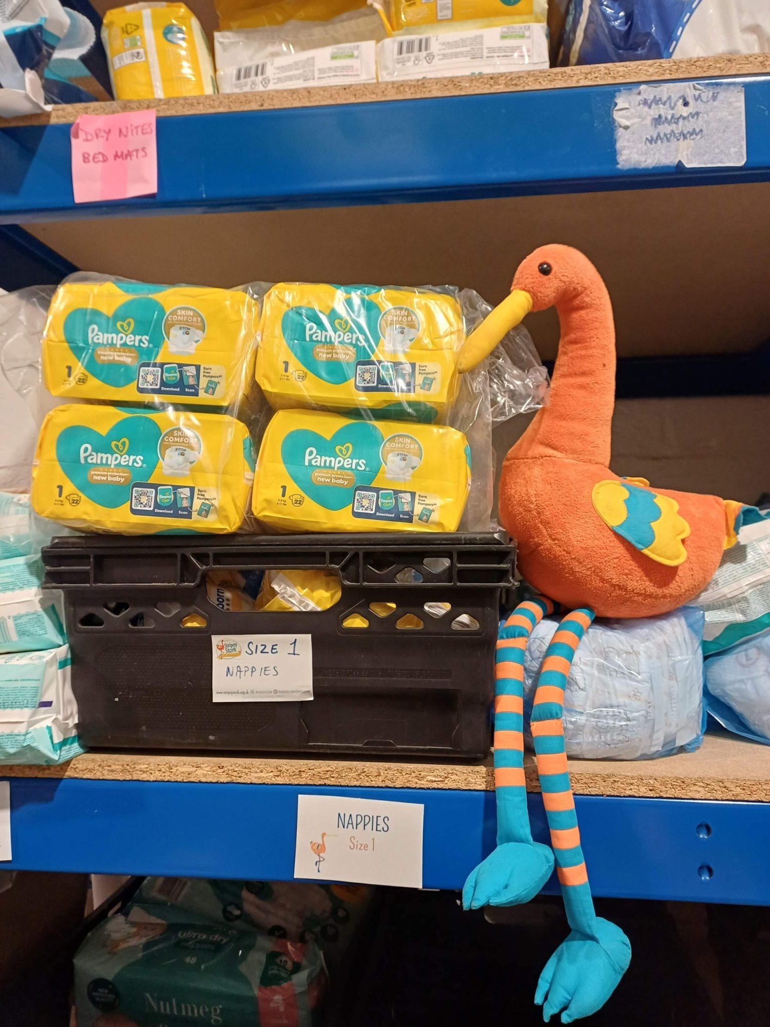 A cot, a fresh start and a new beginning - Stripey Stork